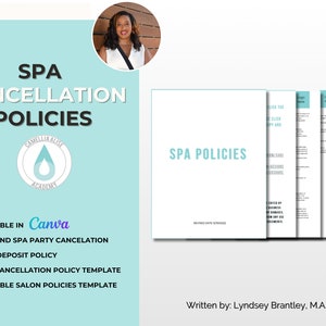Spa and Spa Party Cancelation and Deposit Policy | HR Policies | Spa ...