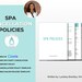 Spa and Spa Party Cancelation and Deposit Policy | HR Policies | Spa ...