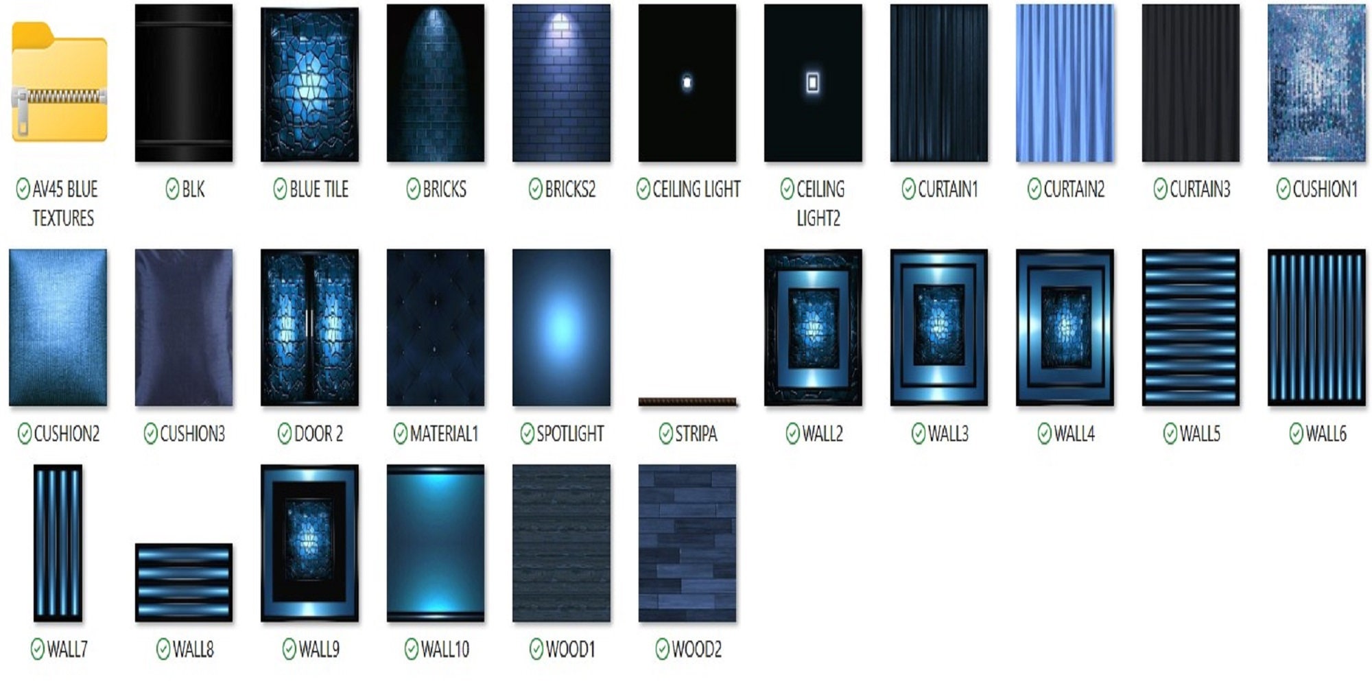 BLUE TEXTURES - Etsy