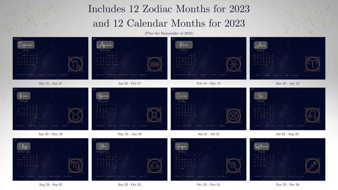 2022/2023 Desktop Wallpaper W Calendar, Computer Background, Digital ...