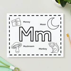 Alphabet Coloring Printable Pages, ABC Coloring Sheets, Preschool ...