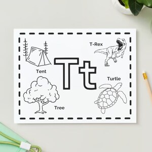 Alphabet Coloring Printable Pages, ABC Coloring Sheets, Preschool ...