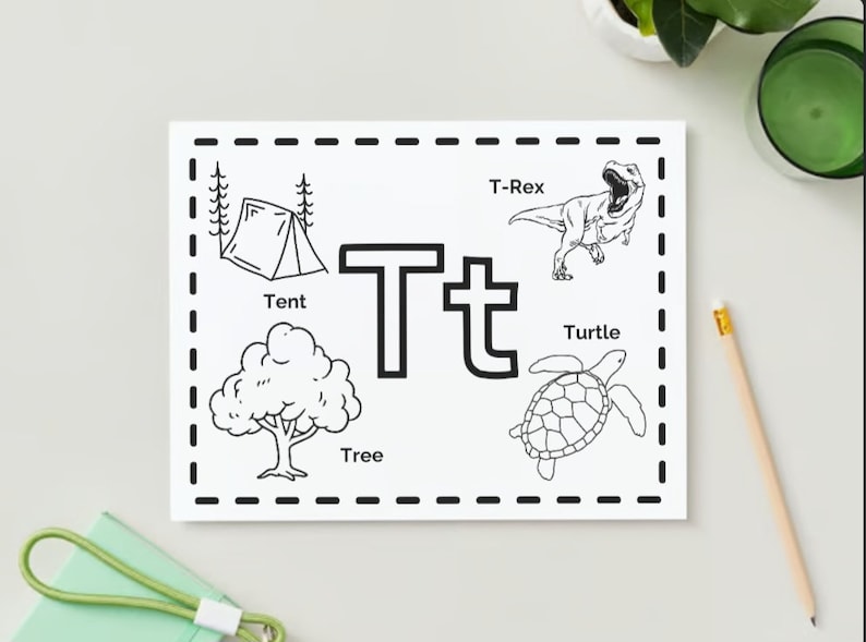 Alphabet Coloring Printable Pages, ABC Coloring Sheets, Preschool ...