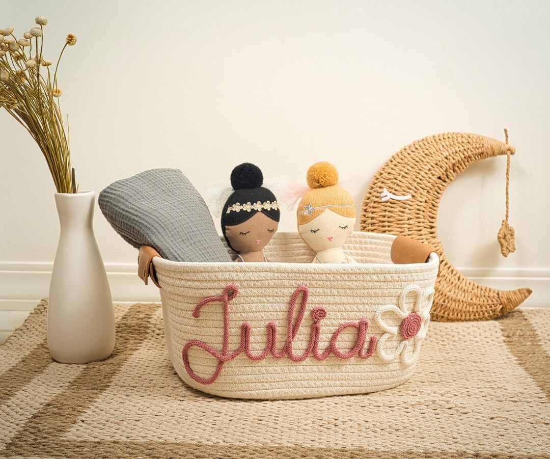 Personalized Baby Gift Basket Baby Shower Personalized Gift Basket ...