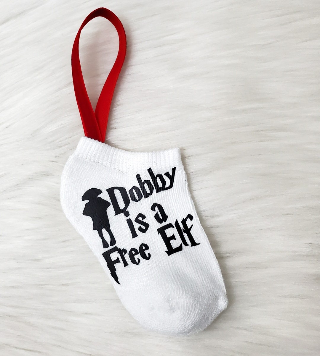 Dobby is a Free Elf, Christmas Ornament, Gift Idea, Harry Potter Fan ...