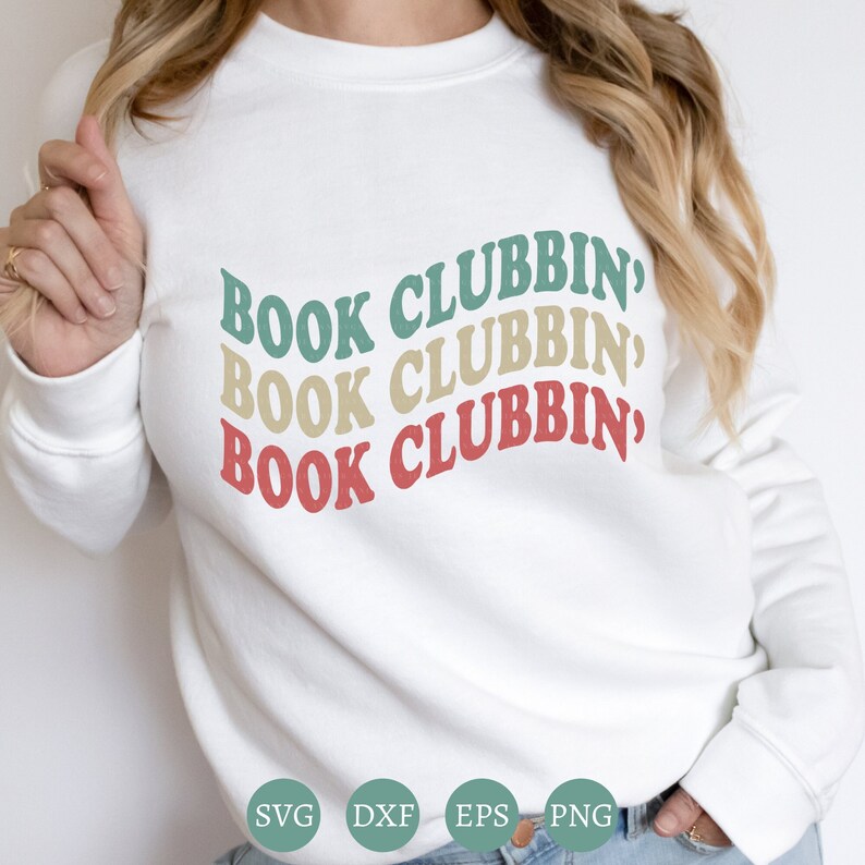 Book Club Svg-book Clubbin Cut Files-digital Image-png-book Svg-book ...