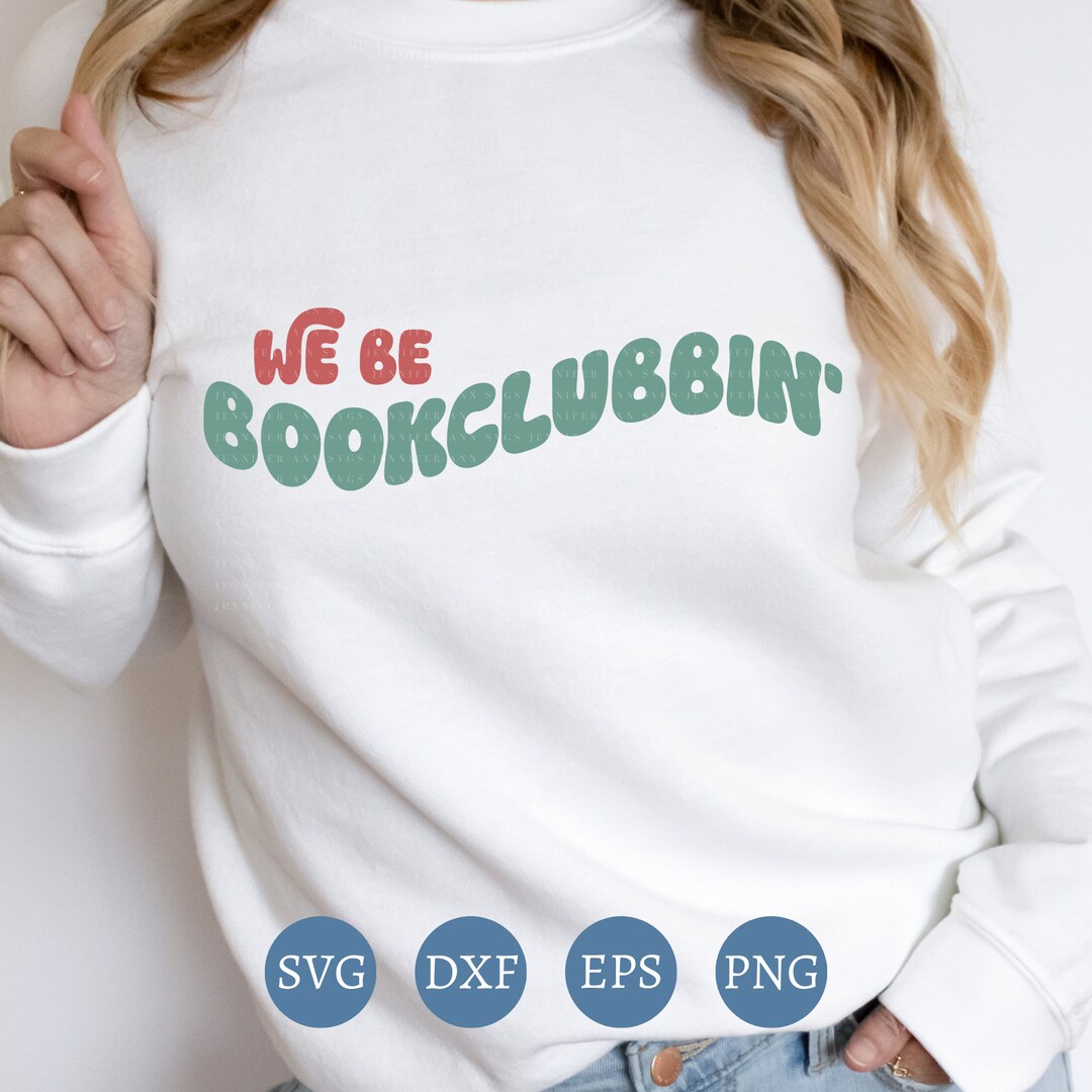 Book Svg-book Club Svg-cut File-png-digital Image - Etsy