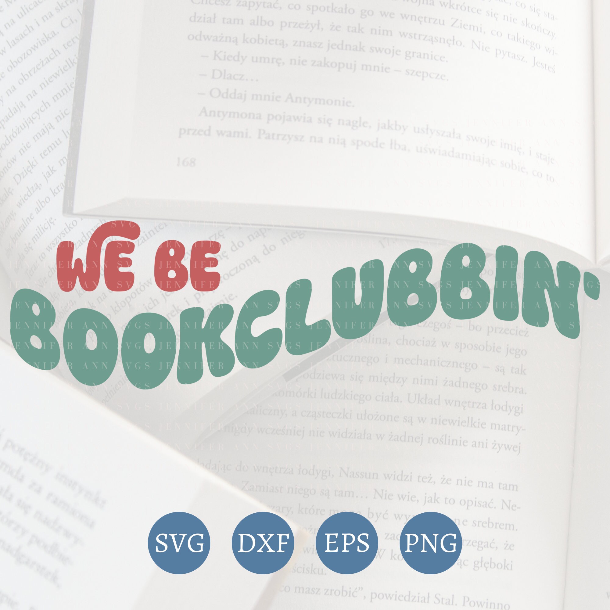 Book Svg-book Club Svg-cut File-png-digital Image - Etsy