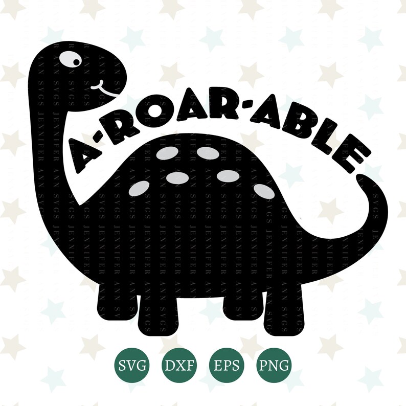 Svg-dinosaur Digital Cut File Dino Cut File for Kids Shirts Dino PNG ...