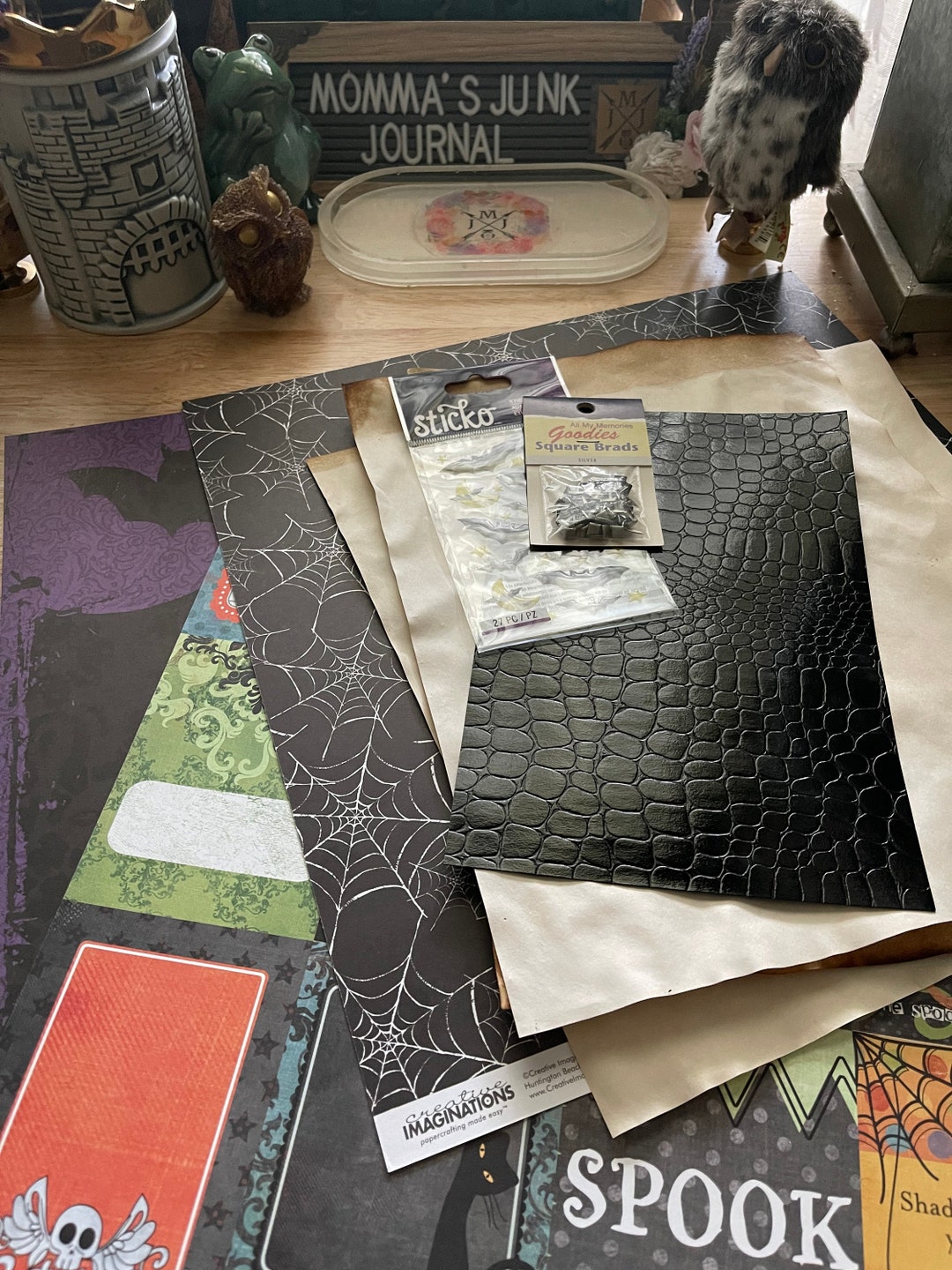 Spooky Paper Craft Class Kit - Etsy