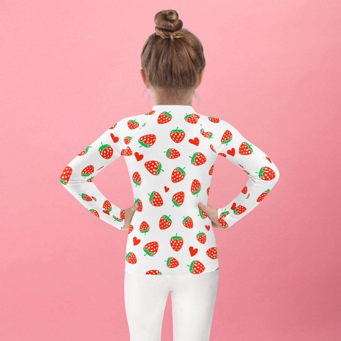 Kids Rash Guard-strawberry - Etsy