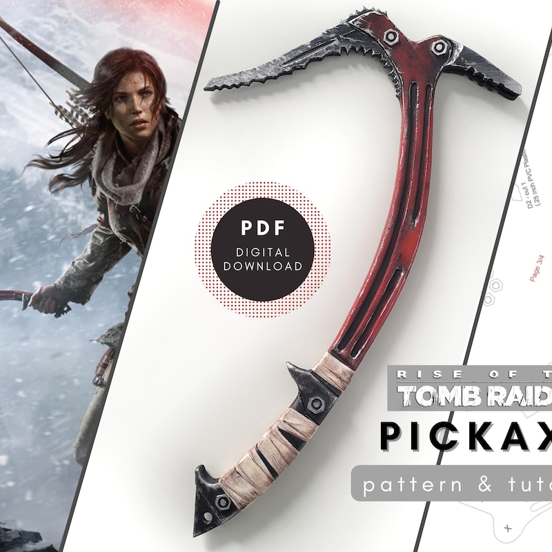 Tomb raider pickaxe - Etsy.de