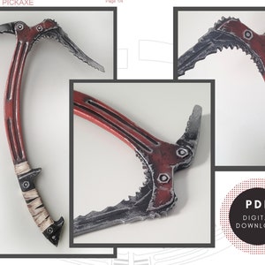 Tomb Raider Holster, Pistol, & Pickaxe Pattern + Tutorial BUNDLE for Lara Croft Cosplay ...