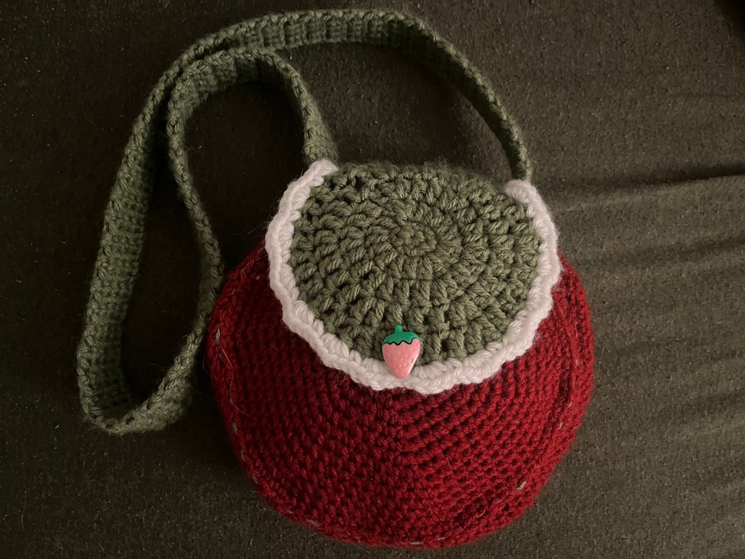 Strawberry Bag Crochet Pattern Pdf Download - Etsy