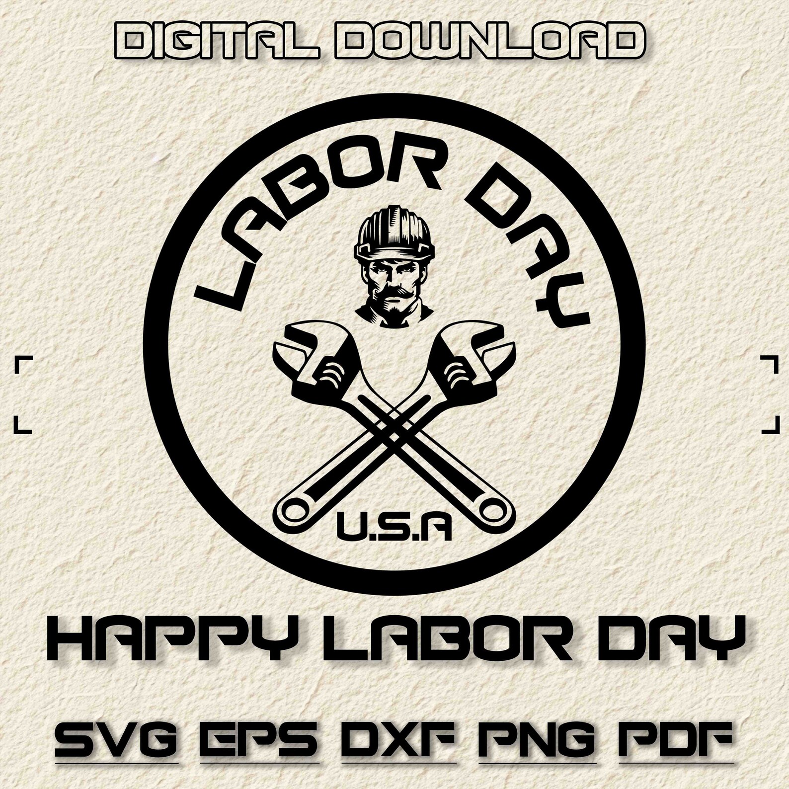 Labor Day SVG Bundle PNG, Labor Day Clipart, Hand Drawn Labor Day ...