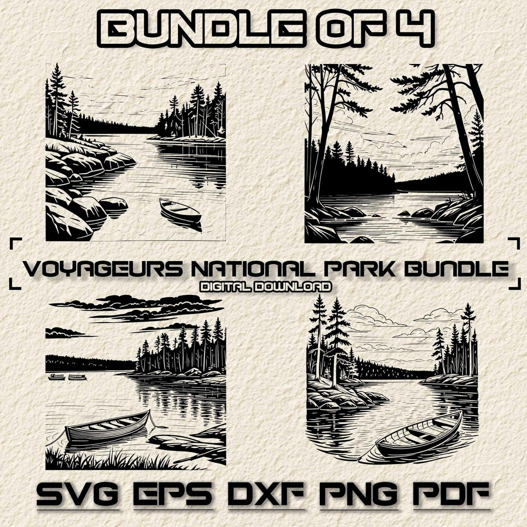 Voyageurs National Park Voyageurs Svg, National Park Svg, Minnesota Svg ...