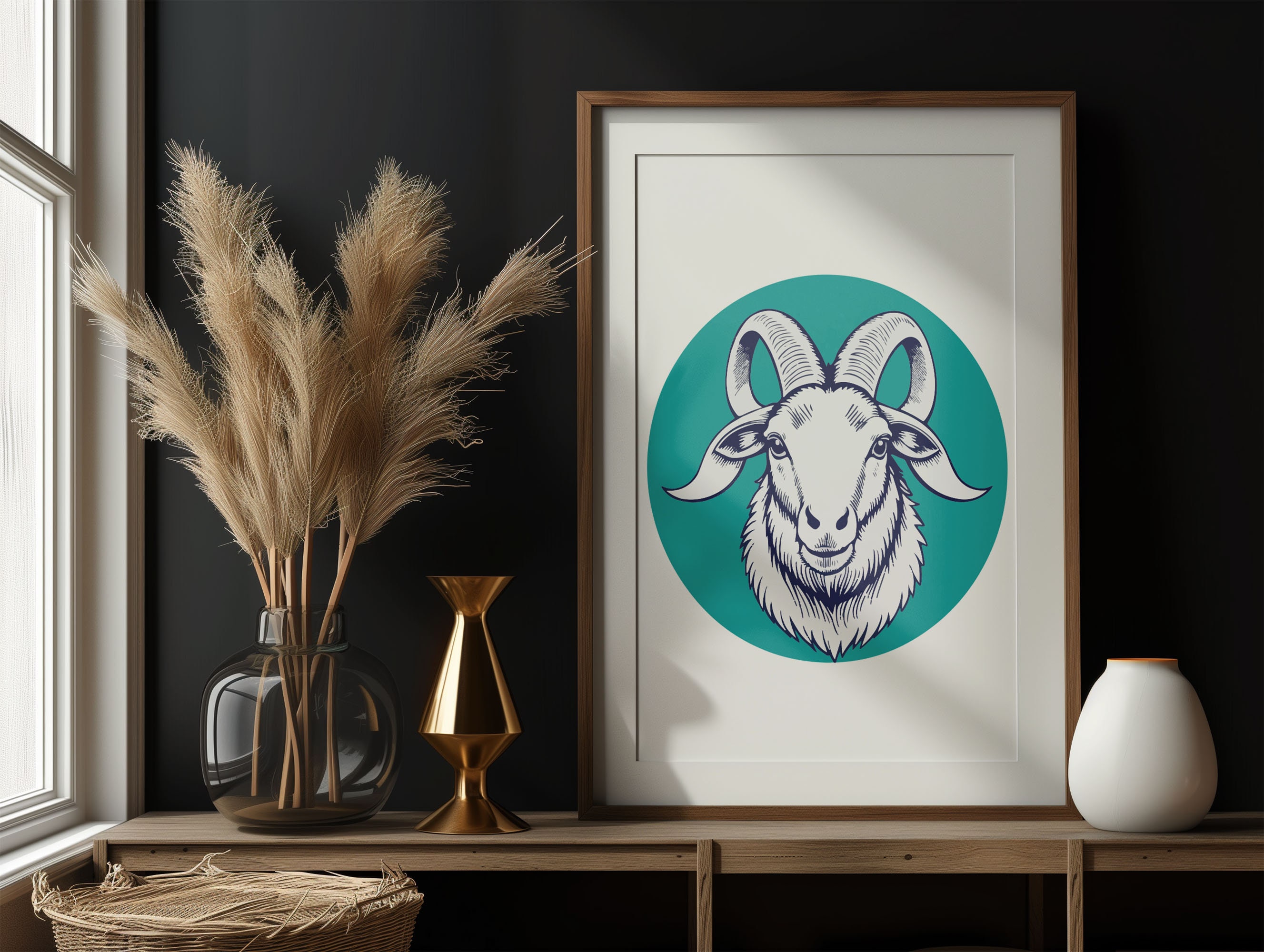Goat SVG Bundle, PNG, Goat Clipart, Hand Drawn Goats Vector ...