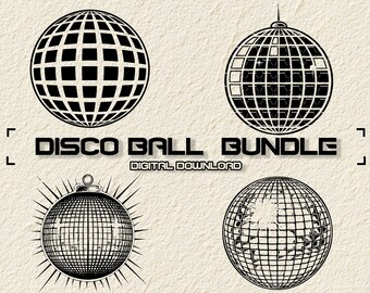 Disco Ball SVG - Etsy