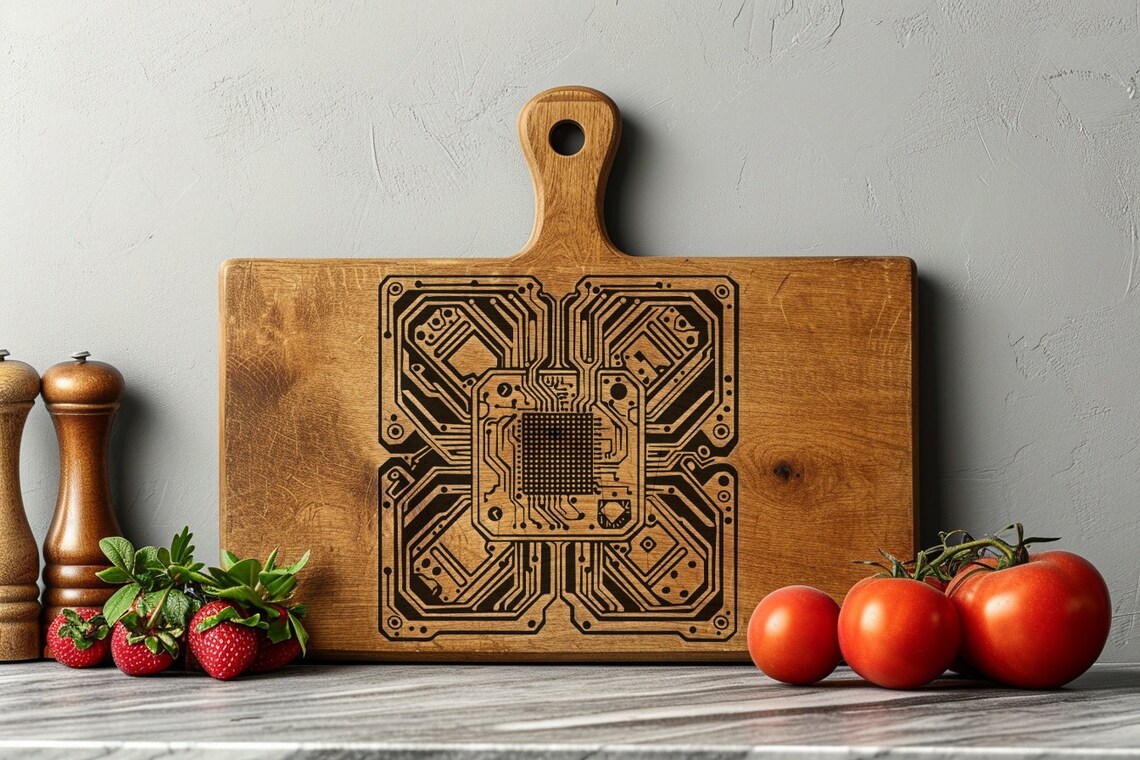 Circuit Board SVG Bundle: Computer Processor Tech Designs (digital ...