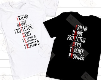 Fathers Day Svg, Dad Definition Svg, Father Friend Daddy Hero Teacher ...