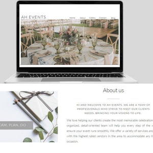 Website Template, Event Planner Template, Wedding Planner Template ...