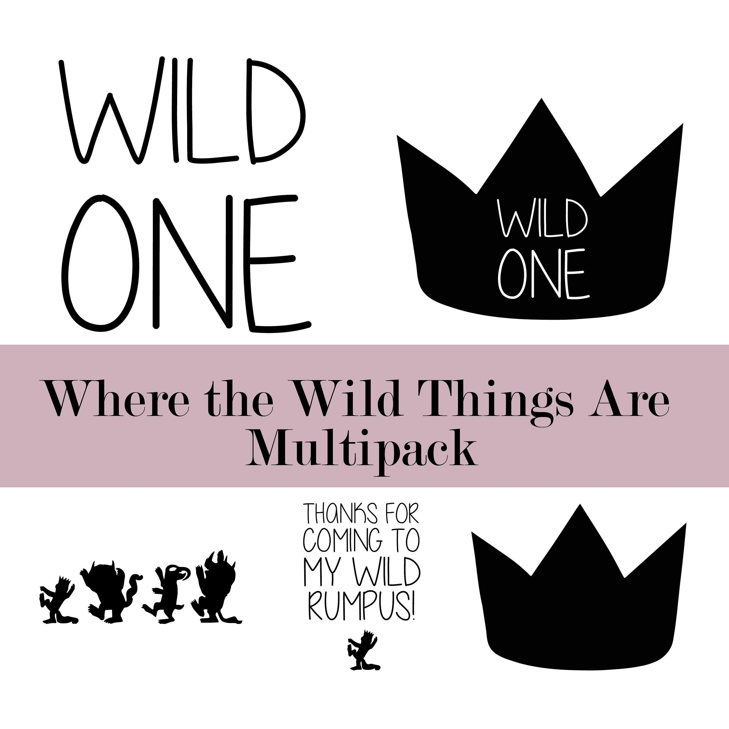 Visual Arts Craft Supplies & Tools Svg files Silhouette files Wild ...
