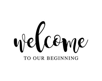Our Beginning Svg - Etsy