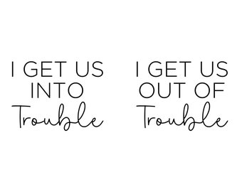 Trouble Svg - Etsy