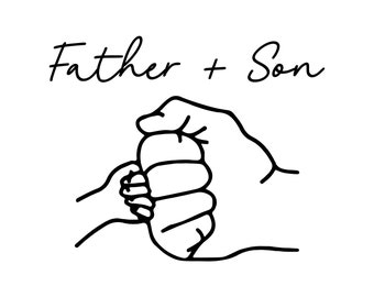 Father and Son Svg | Etsy