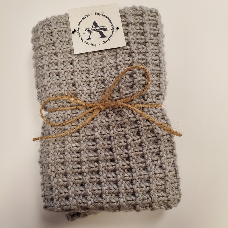 Knitted Hand Towels - Etsy