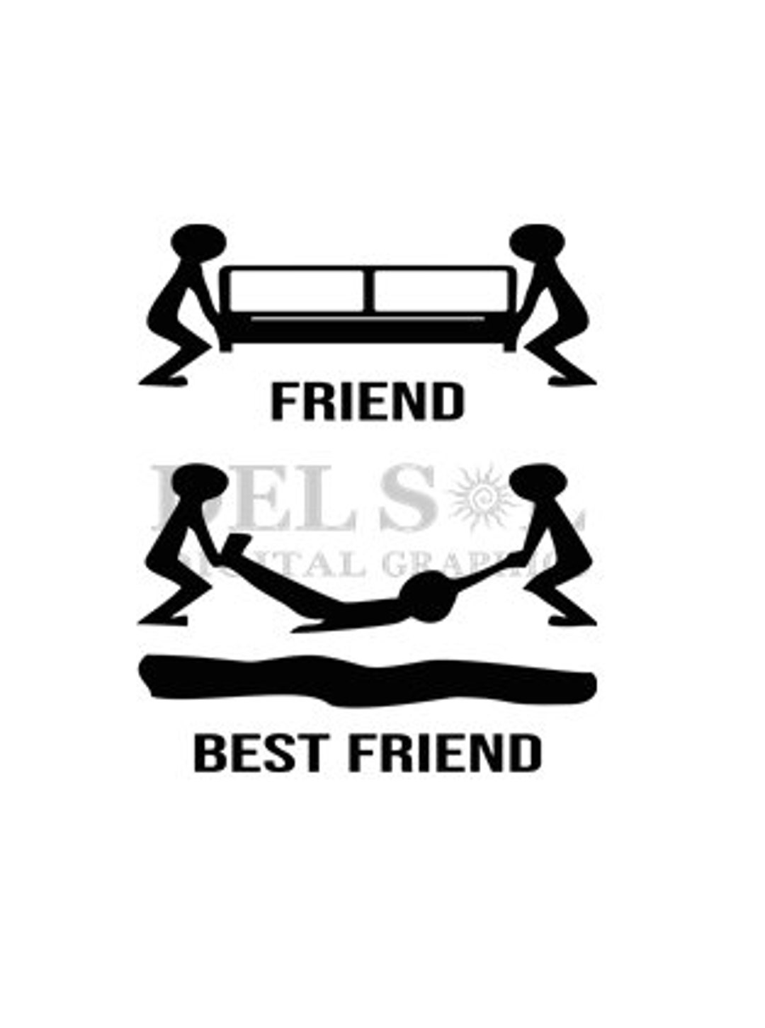Friend Vs. Best Friend, BFF, Friends, Best Friends, Birthday Gift ...