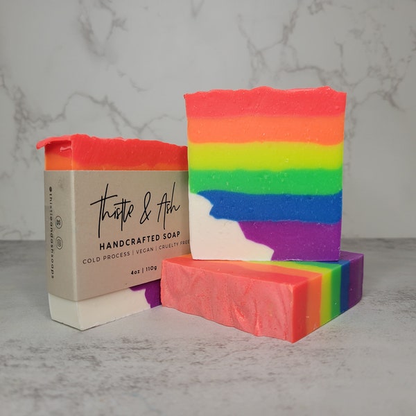 Rainbow Soap - Etsy