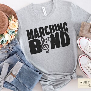 Marching Band Shirt, Band T-shirt, Cute Marching Band Shirt for Her ...