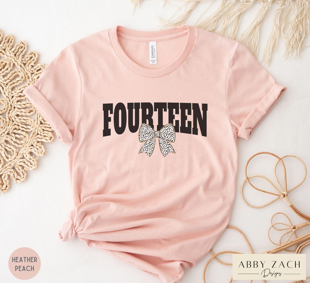 14th Birthday Shirt, Fourteenth Birthday, 14th Birthday Girl T-shirt ...