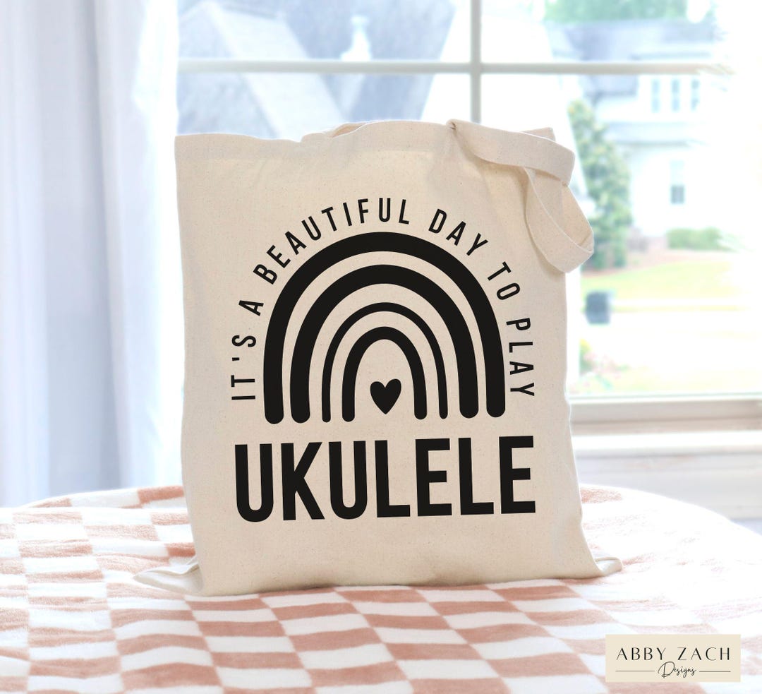 Ukulele Gifts, Ukulele Tote Bag, Music Lesson Bag, Ukulele Lover Gift ...