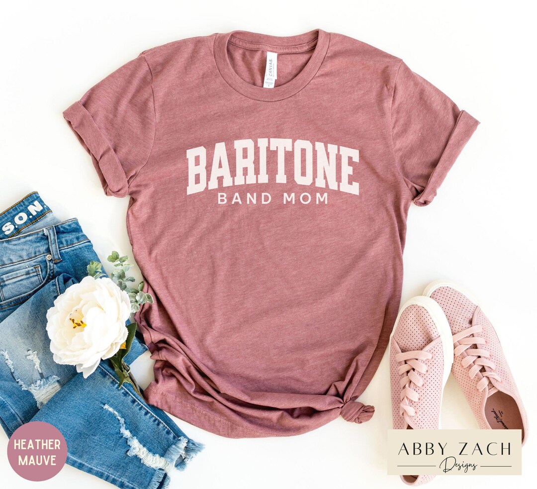 Baritone Band Mom Shirt, Marching Band Mom Shirts for Baritone Players ...
