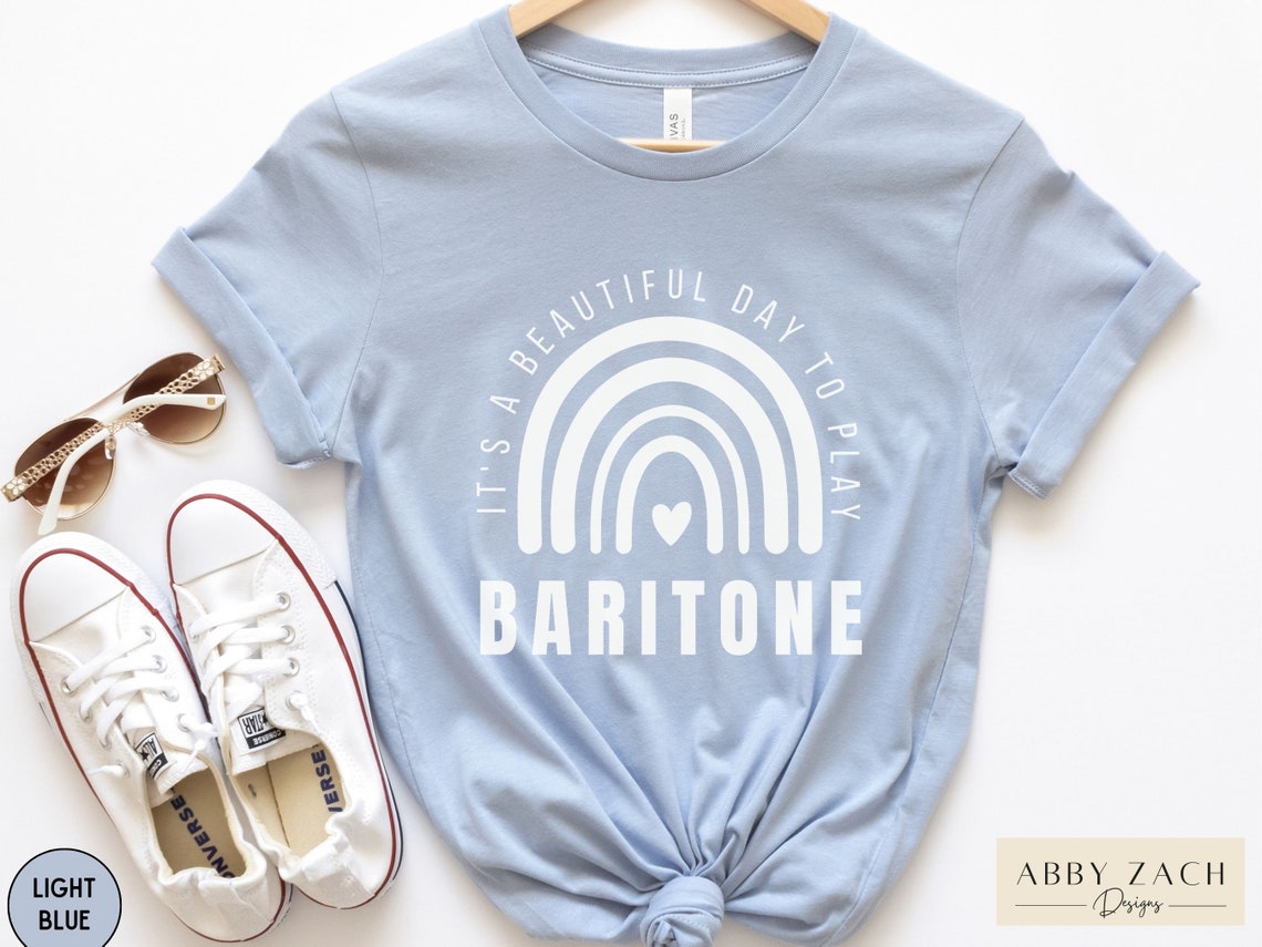 Baritone Shirt, It's a Beautiful Day to Play Baritone, Baritone T-shirt ...