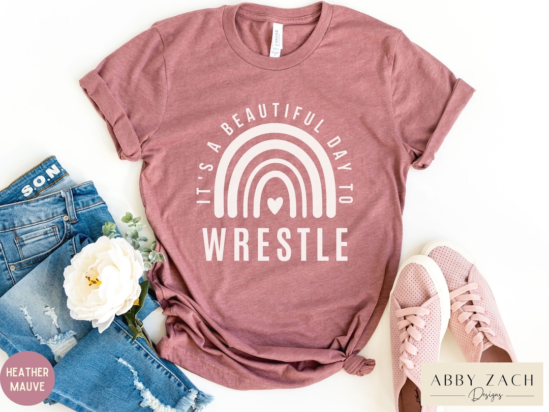 Girls Wrestling Shirt It's a Beautiful Day to Wrestle - Etsy