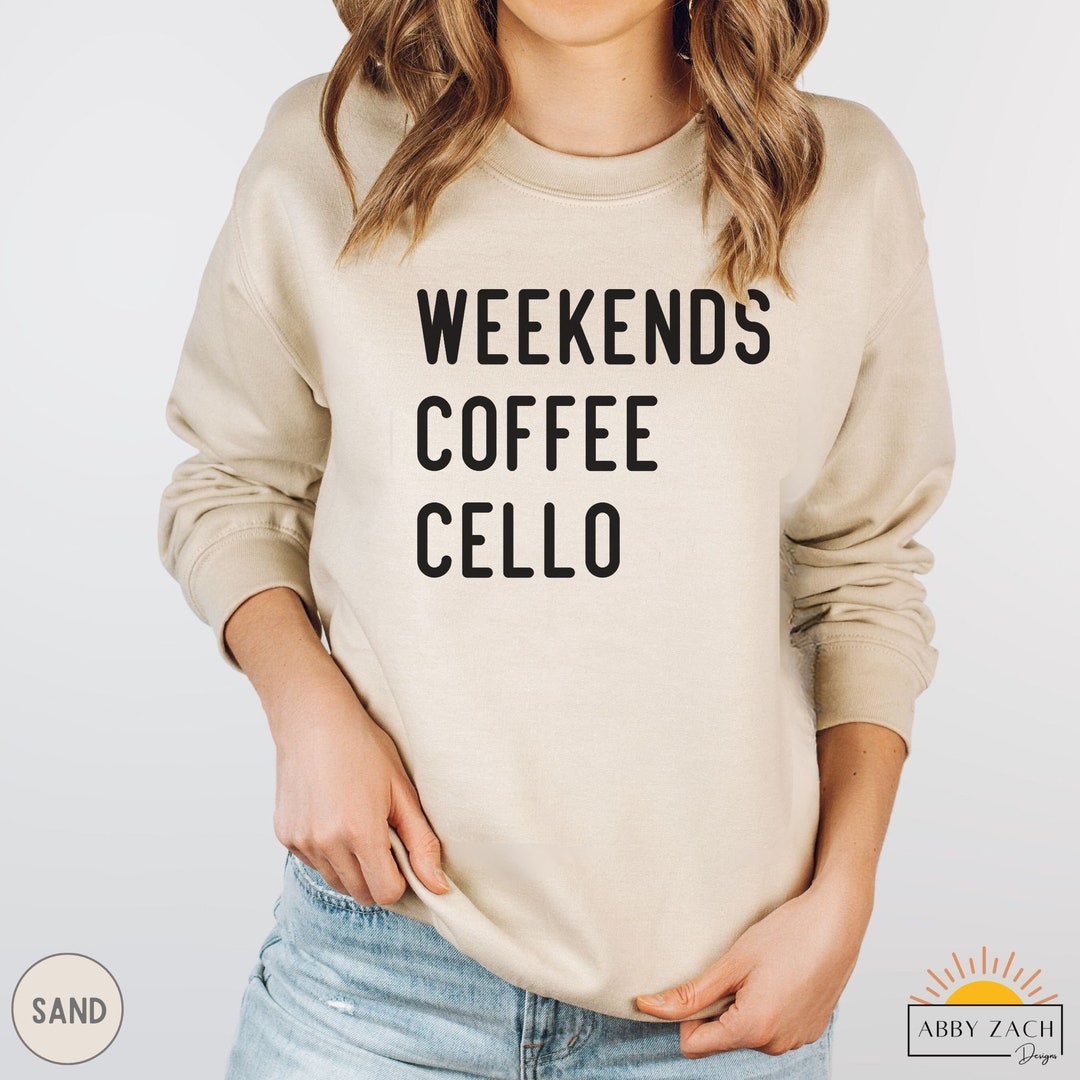 Cello Sweatshirt, Orchestra Cello Player, Cello Crewneck Sweater ...