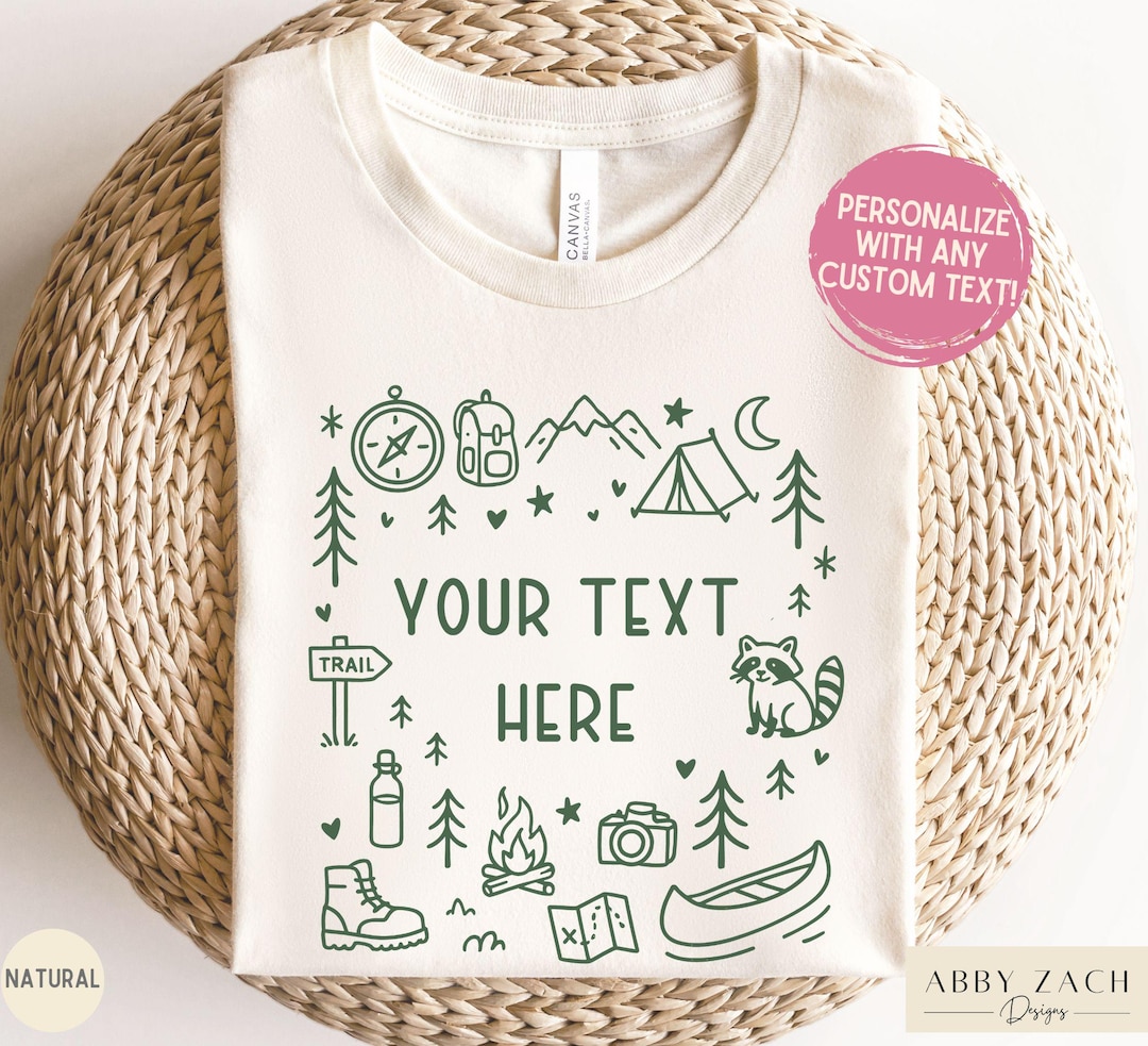 Custom Camping Shirts, Matching Group Campground Shirt, Personalized ...