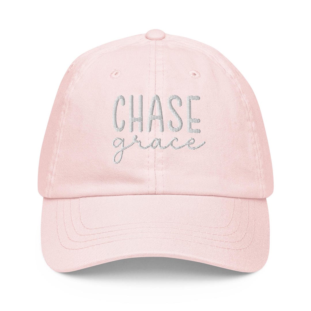 Christian Baseball Hats, Embroidered Chase Grace Hat, Jesus Accessories ...