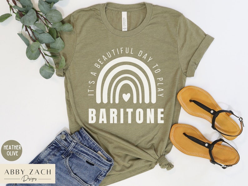 Baritone Shirt, It's a Beautiful Day to Play Baritone, Baritone T-shirt ...