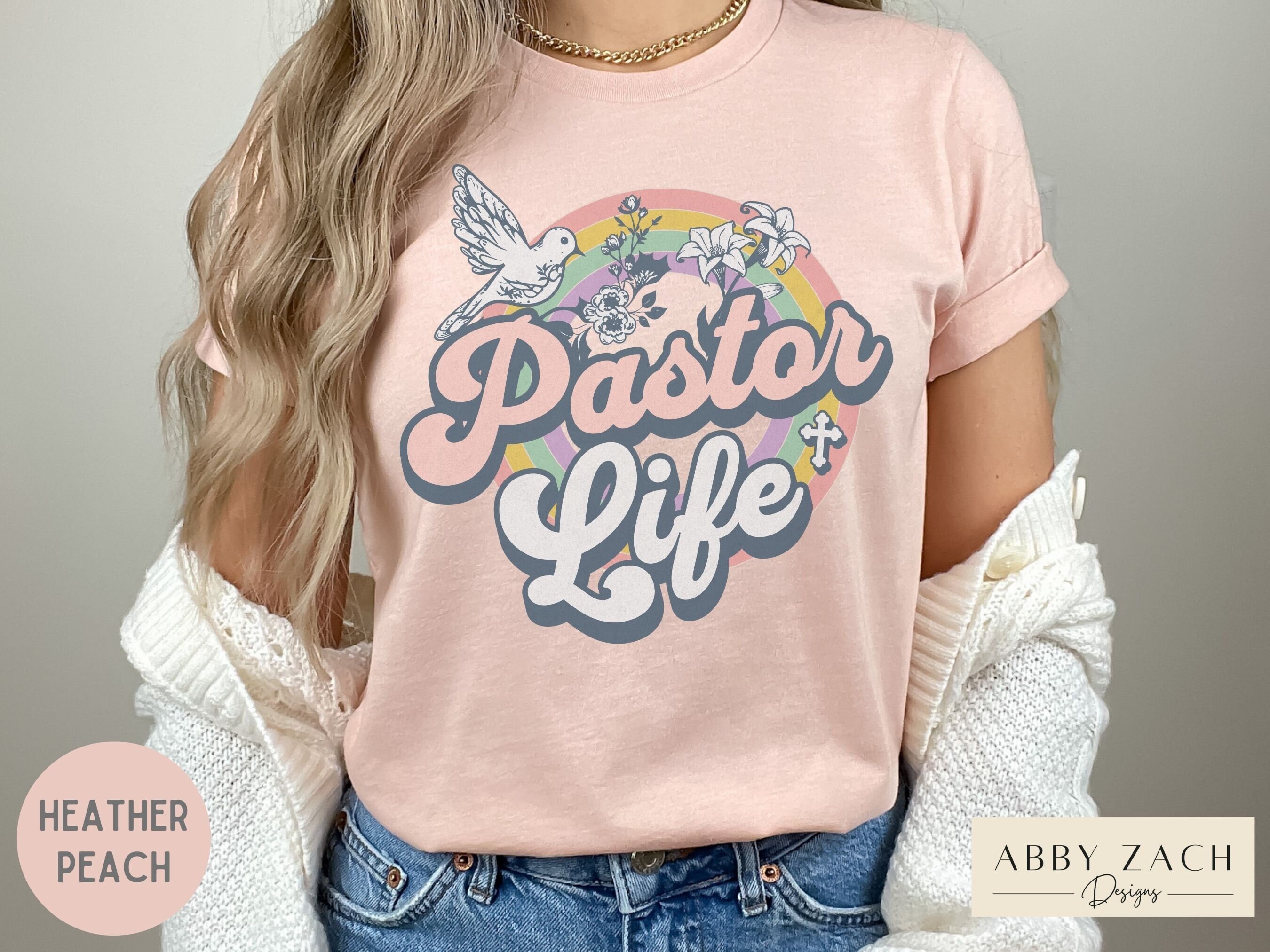 Female Pastor Shirt, Pastor T-shirts for Women, Pastoral Ordination ...