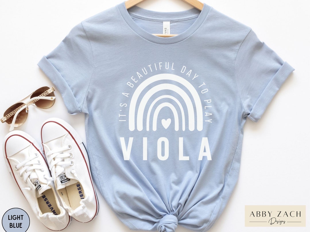 Viola Shirt, It's a Beautiful Day to Play Viola, Viola T-shirt ...