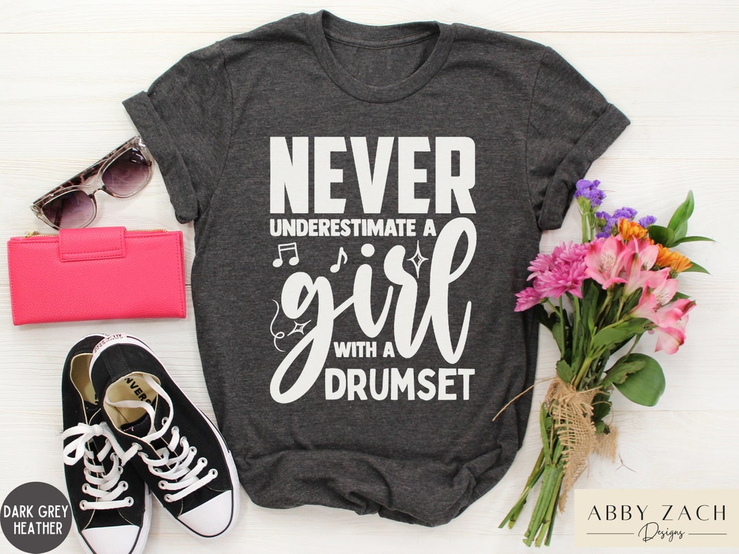 Drummer Shirts, Drummer Girl T-shirt, Percussion Player, Band Gifts ...