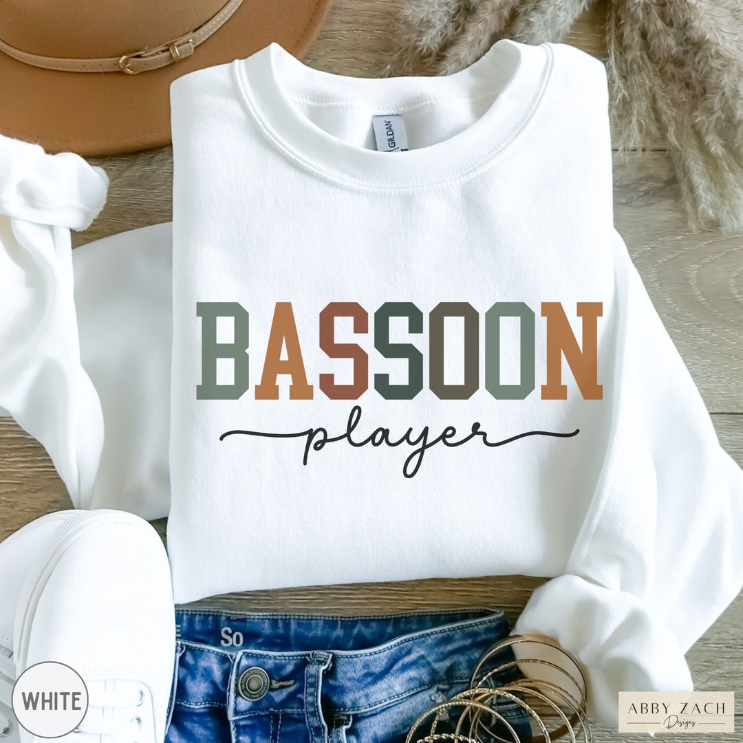 Bassoon Sweatshirt, Bassoon Player Sweater, Bassoon Crewnecks, Marching ...