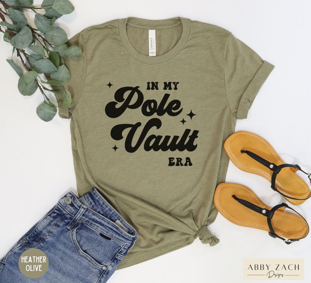 Pole Vault Shirt for Women, Cute Pole Vaulting Tshirt, Track and Field ...