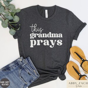 This Grandma Prays Christian Grandma Shirt, Blessed Grandma, Religious ...