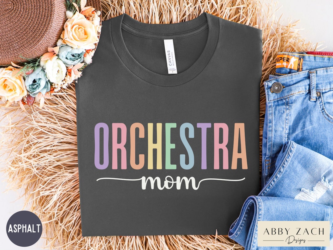 Orchestra Mom Shirt, Orchestra Mom T-shirt, Symphony Mom Shirt, Violin ...
