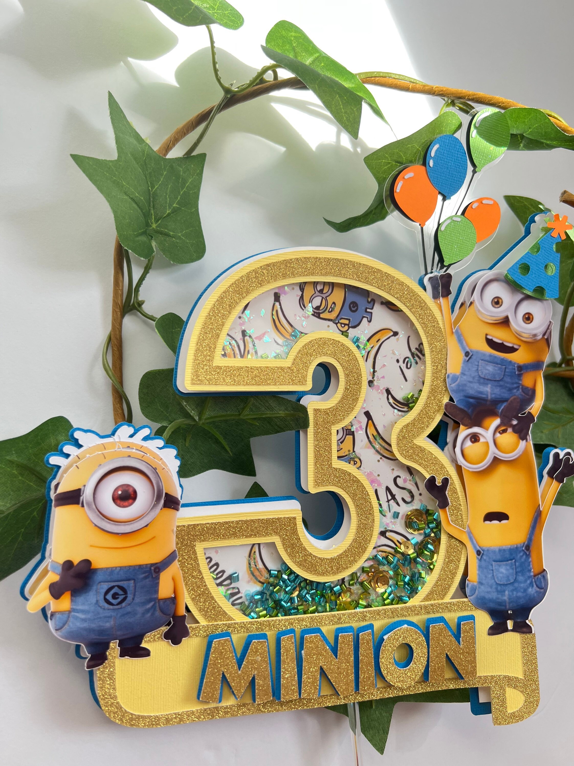 Minioncake Topper Minions Cake Topper Minion Shaker Cake - Etsy UK